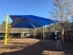 Basketball Shade Structure – Carolina Shade Sails