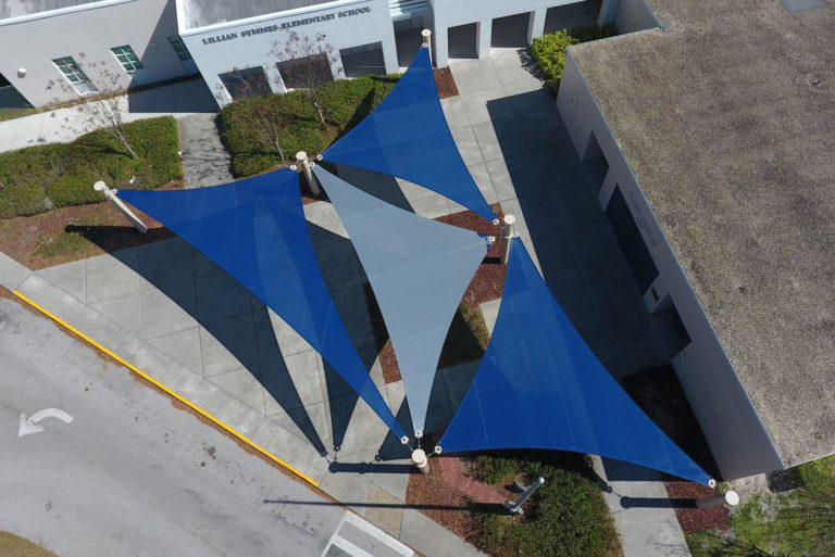 Shade Sails add New Life to Lillian Symmes Elementary School – Carolina ...